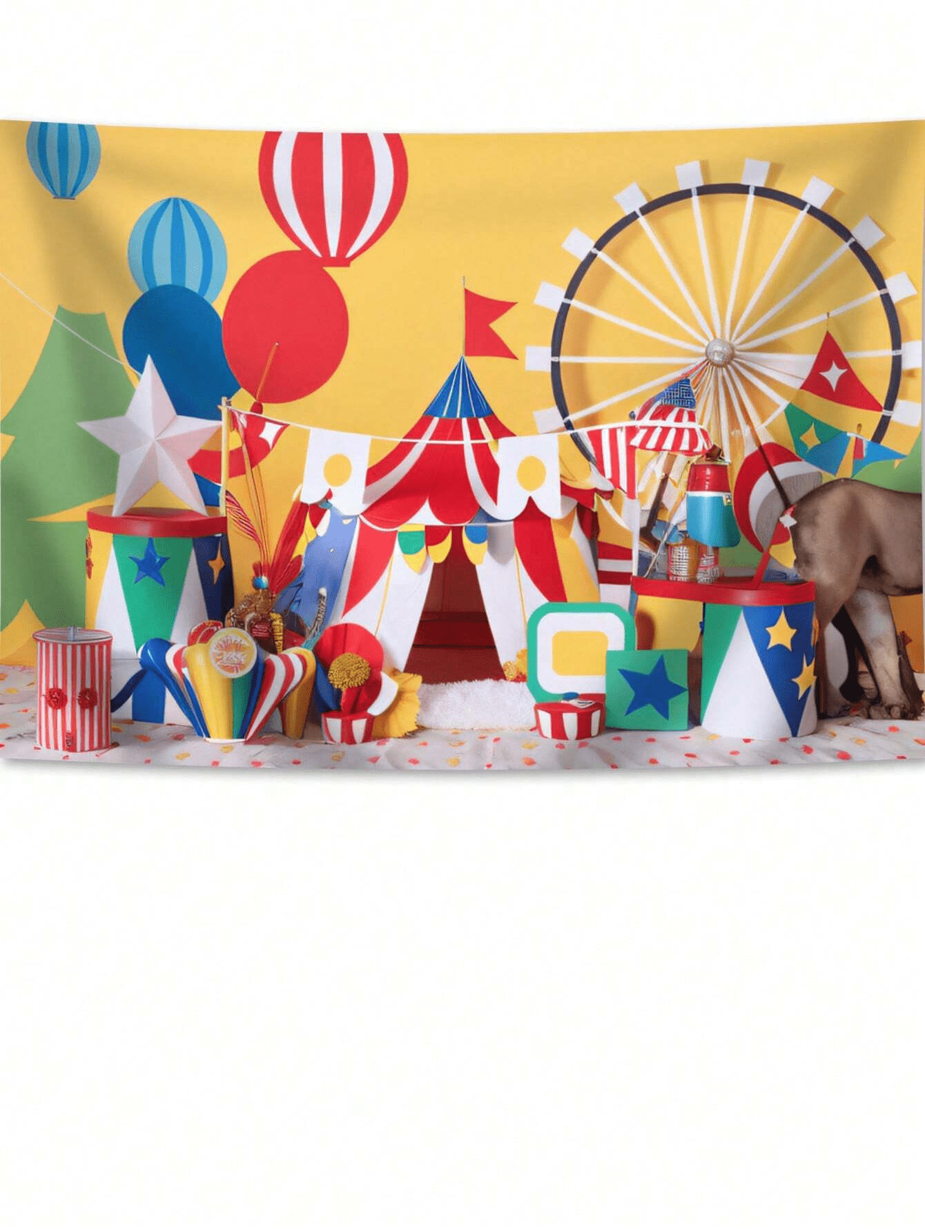 1pc Cartoon Circus Prop For Kids Birthday Party Decoration, Photo Booth ...