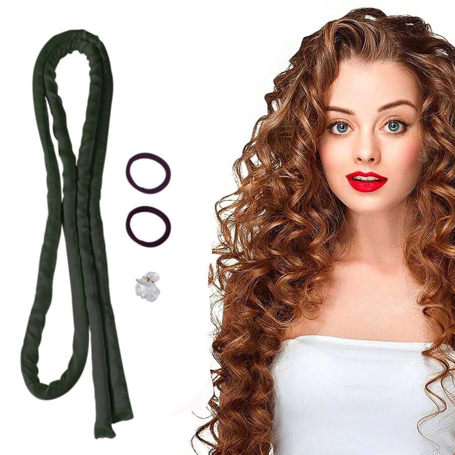 1pc 1.6m Extended Non-Heated Thin Hair Curling Rod, Sleep Wave Hair ...