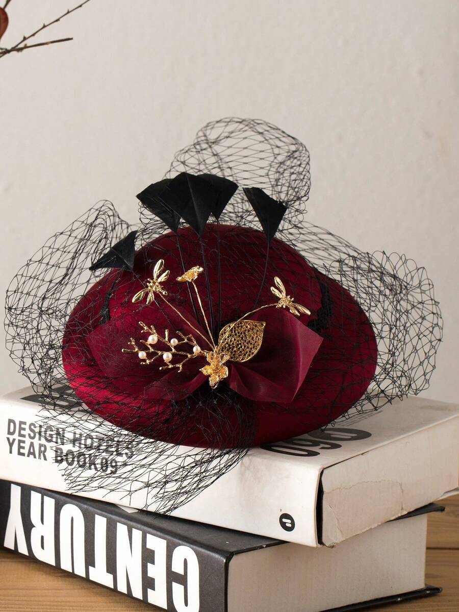 Elegant Women's Wool Felt Hat For Wedding, Tea Party, The Races & Other ...