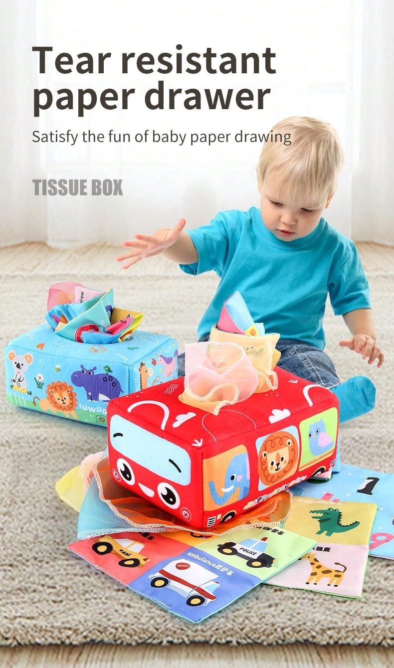 A Set Of Baby Tissue Paper Toys That Cannot Be Torn Apart And Make ...