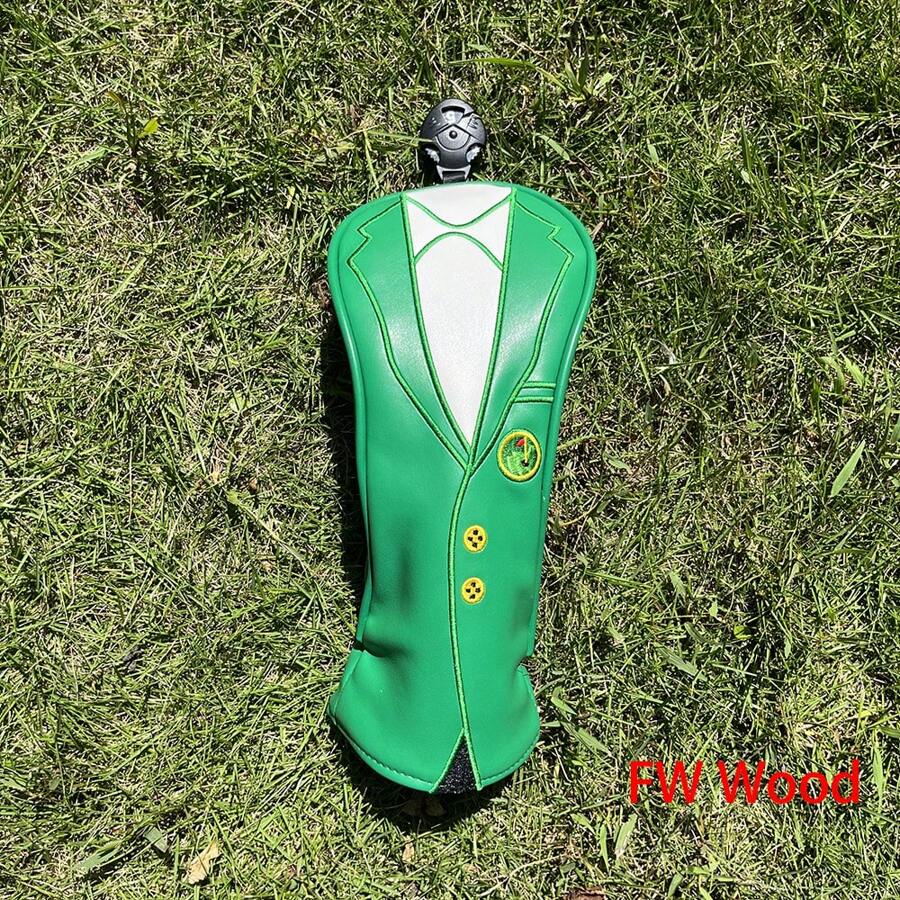 Green Jacket Golf Club Iron Head Covers Hybrid Cover Woods And Putter ...