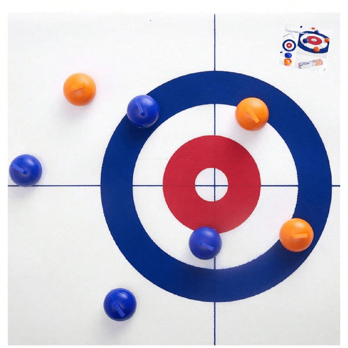 1pc Tabletop Curling Game Toy Indoor Family Fun Intellectual Board Game ...