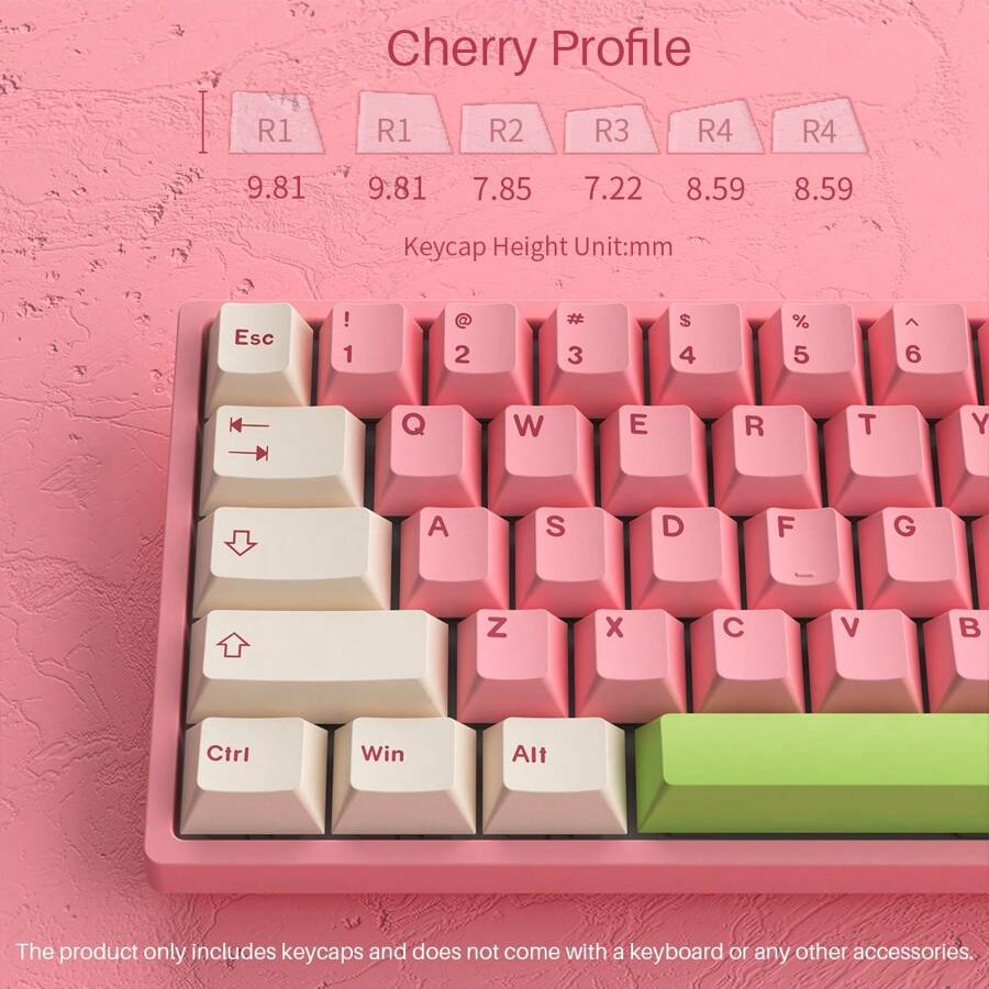 Akko Mochi & Dango 170-Key PBT Dye-Sub Full Keycap Set For Mechanical ...