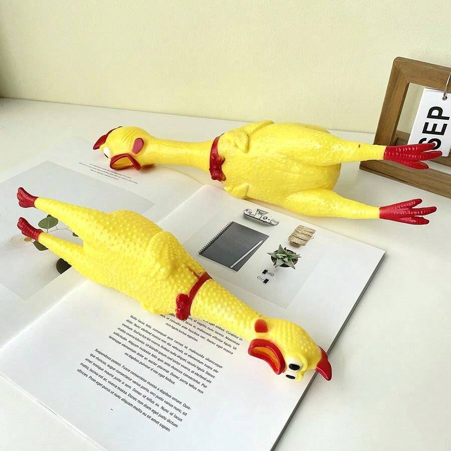 1pc Novelty Scream Chicken Stress Relief Toy, Funny Screaming Chicken ...