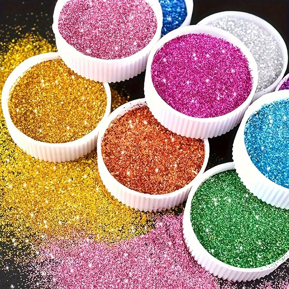 12pcs 5 Inches Phantom Ultra-Fine Gold Flakes, With Holographic Thick ...