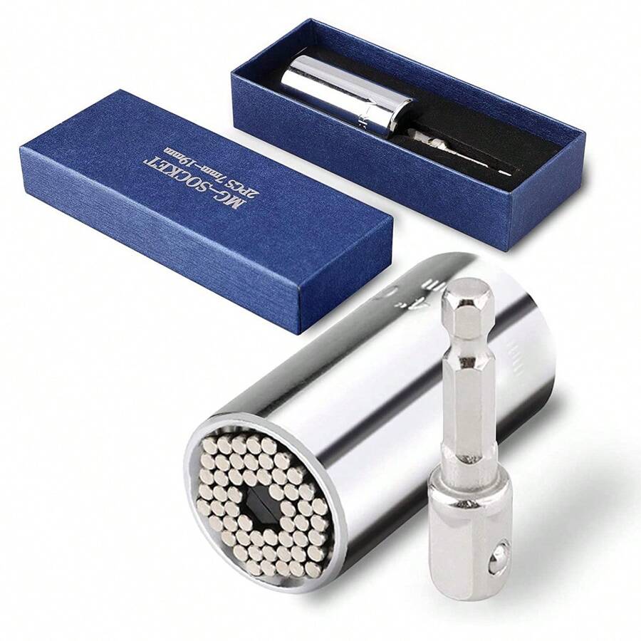 Universal Socket Tool, Self-Adjusting Socket Fits Standard 3/8'' - 1-1/ ...