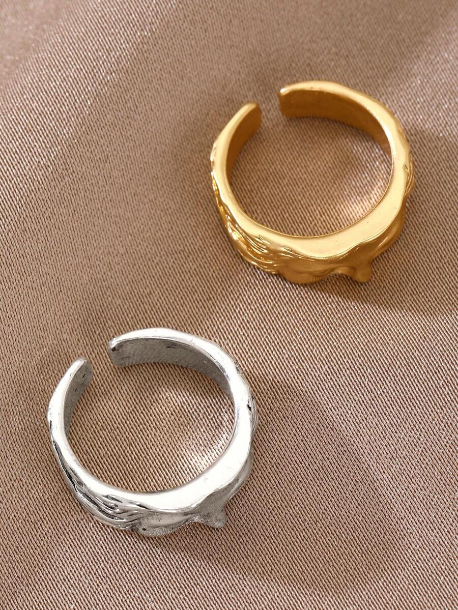 1pc Venus Half Face Ring, Exaggerated Creative Personality Opening Ring ...