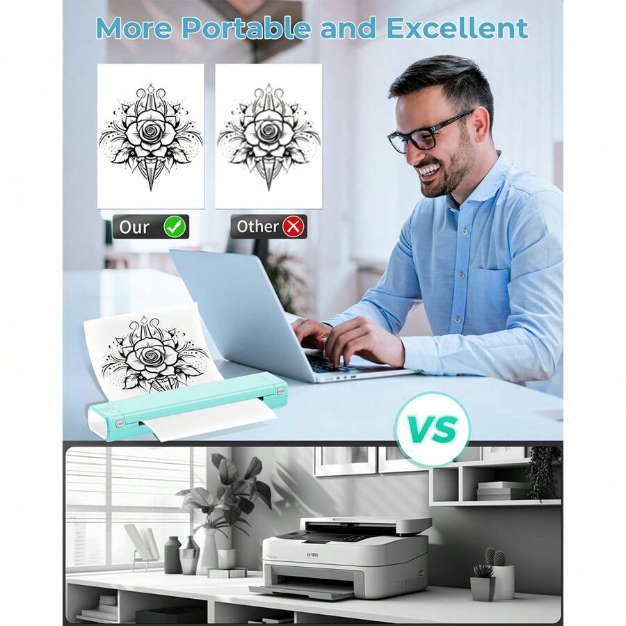 M08f Tattoo Stencil Printer, Tattoo Template Printer, Skin Tattoo ...