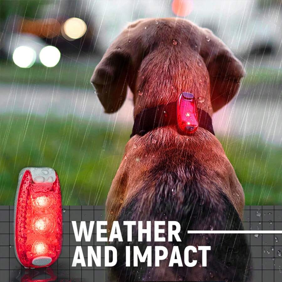 LED Safety Light, Clip On Strobe, Running Lights For Runners, Dogs ...