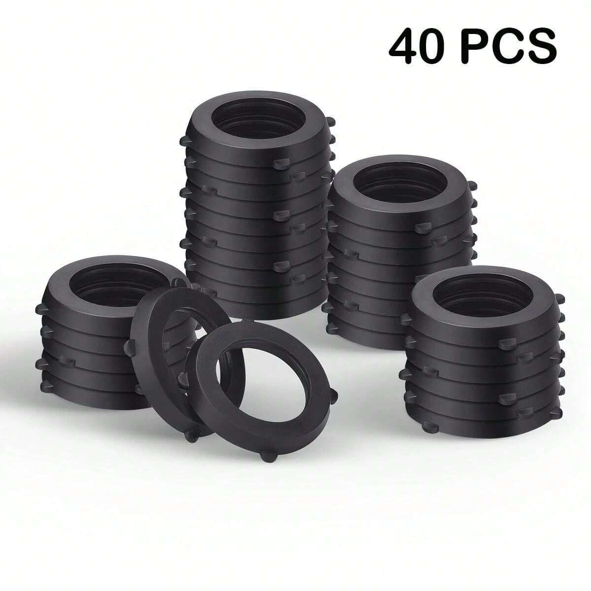40 Pack Garden Hose Washers Rubber Washers Seals, Self Locking Tabs ...