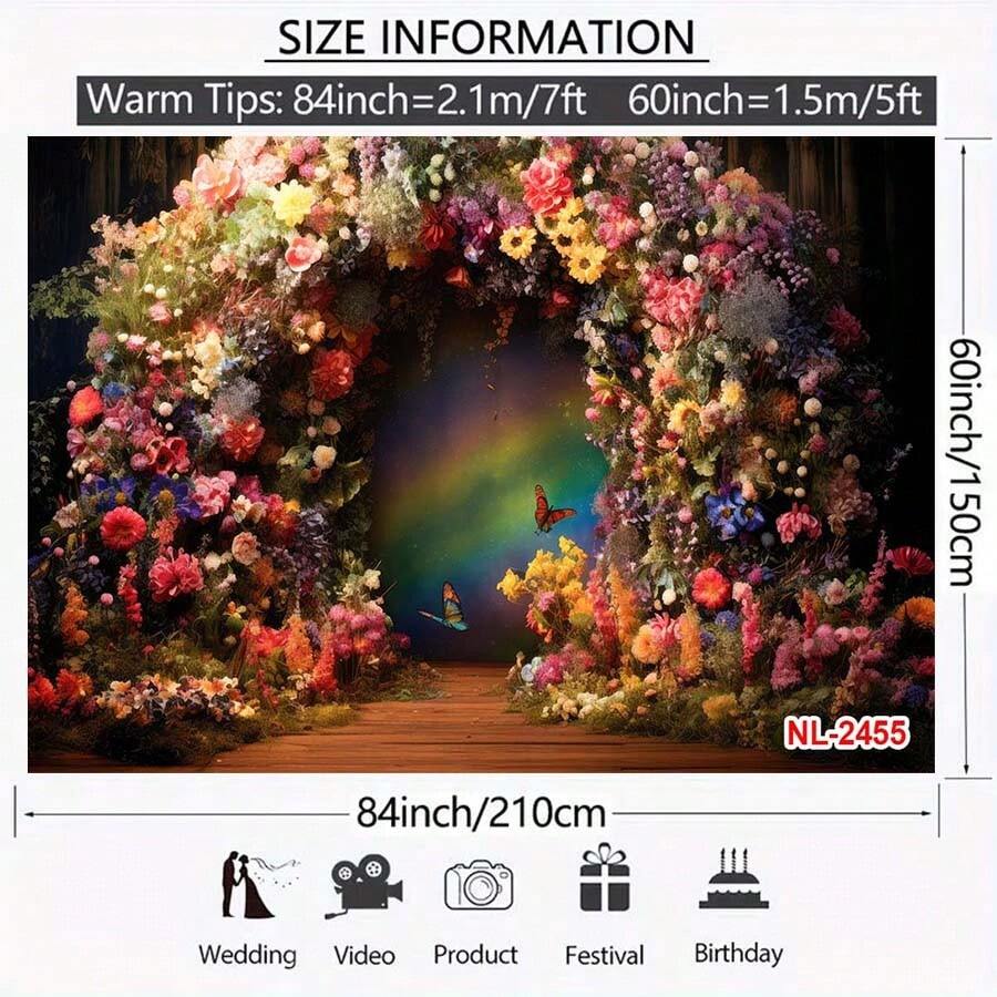 Wedding Flowers Photography Backdrops Abstract Gradient Texture Floral ...