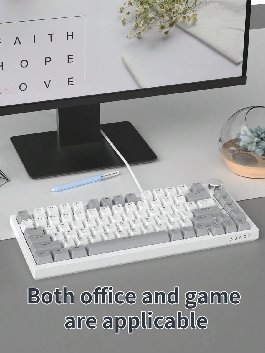 AJAZZ Ajazz Ak820 Gaming Mechanical Keyboard 82 Keys Limited Gaming ...