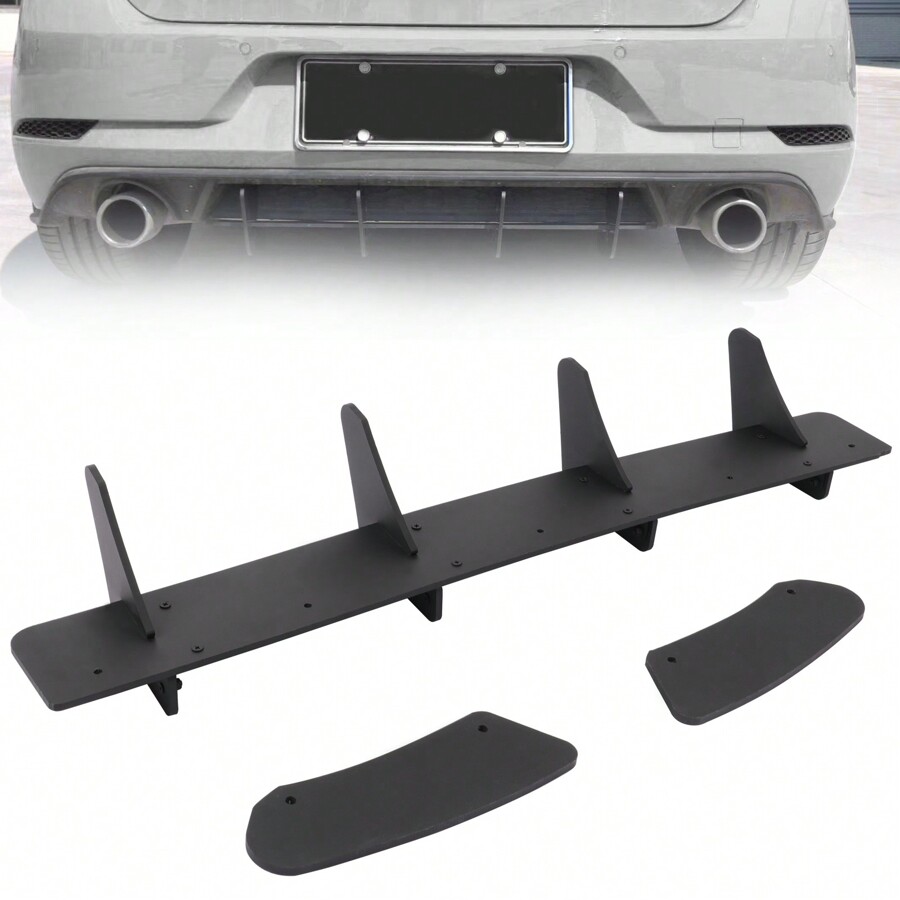 Rear Diffuser Fits VW Golf 7 VII MK7 GTI Rear Bumper Roof Lip Diffuser ...