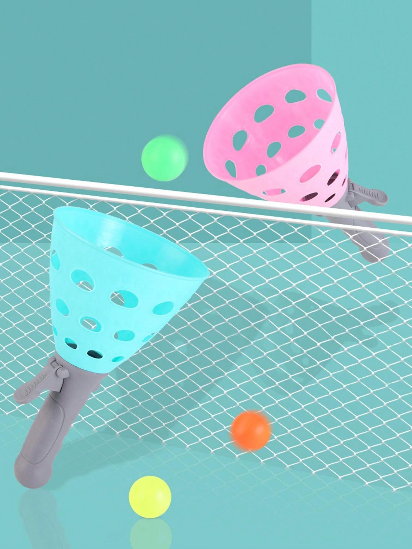 1set Ejecting Connecting Ball Outdoor Sports Toy Two-Person Competitive ...