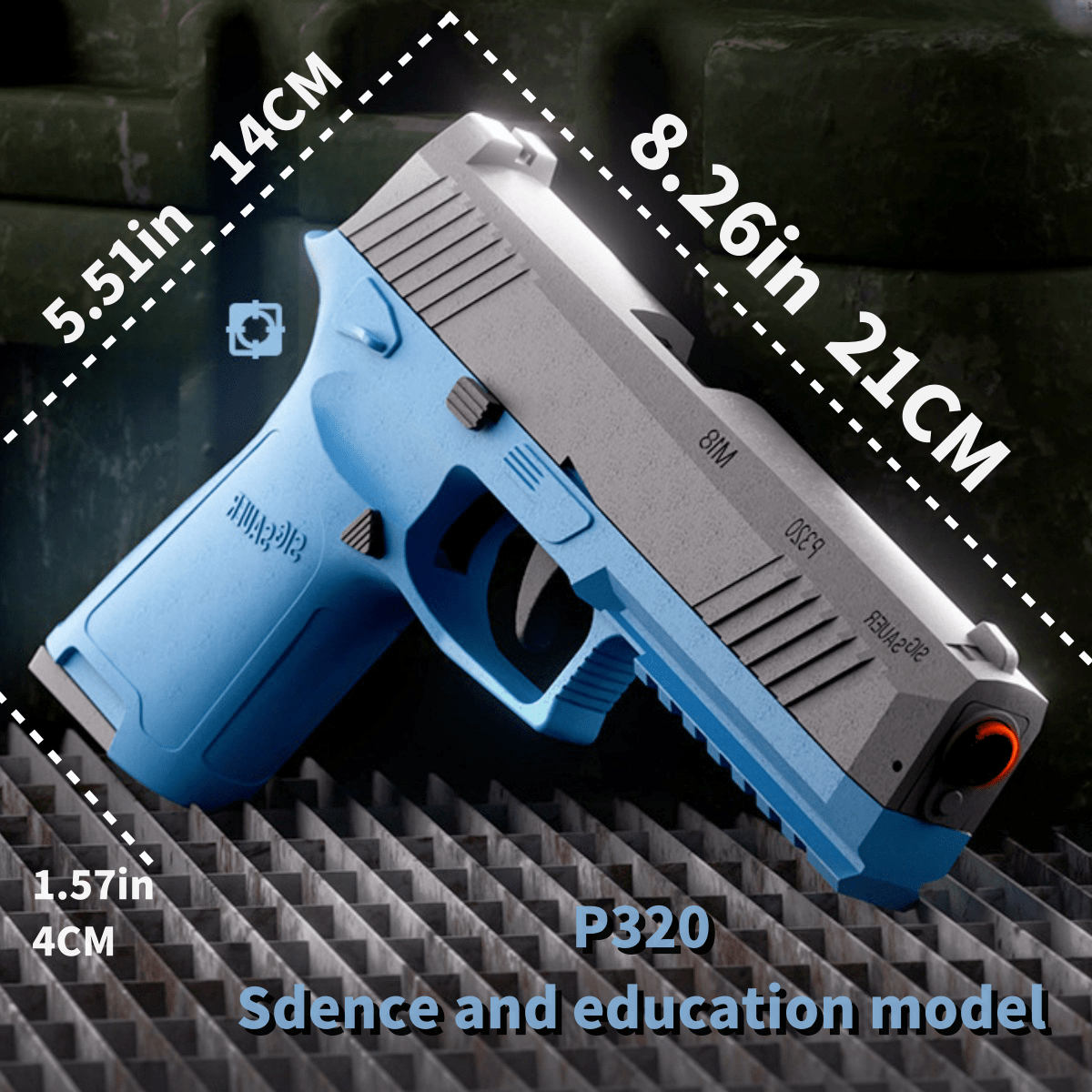 1pc New Toy Gun Soft Dart Handgun [Rapid Fire Upgraded] Short Position ...