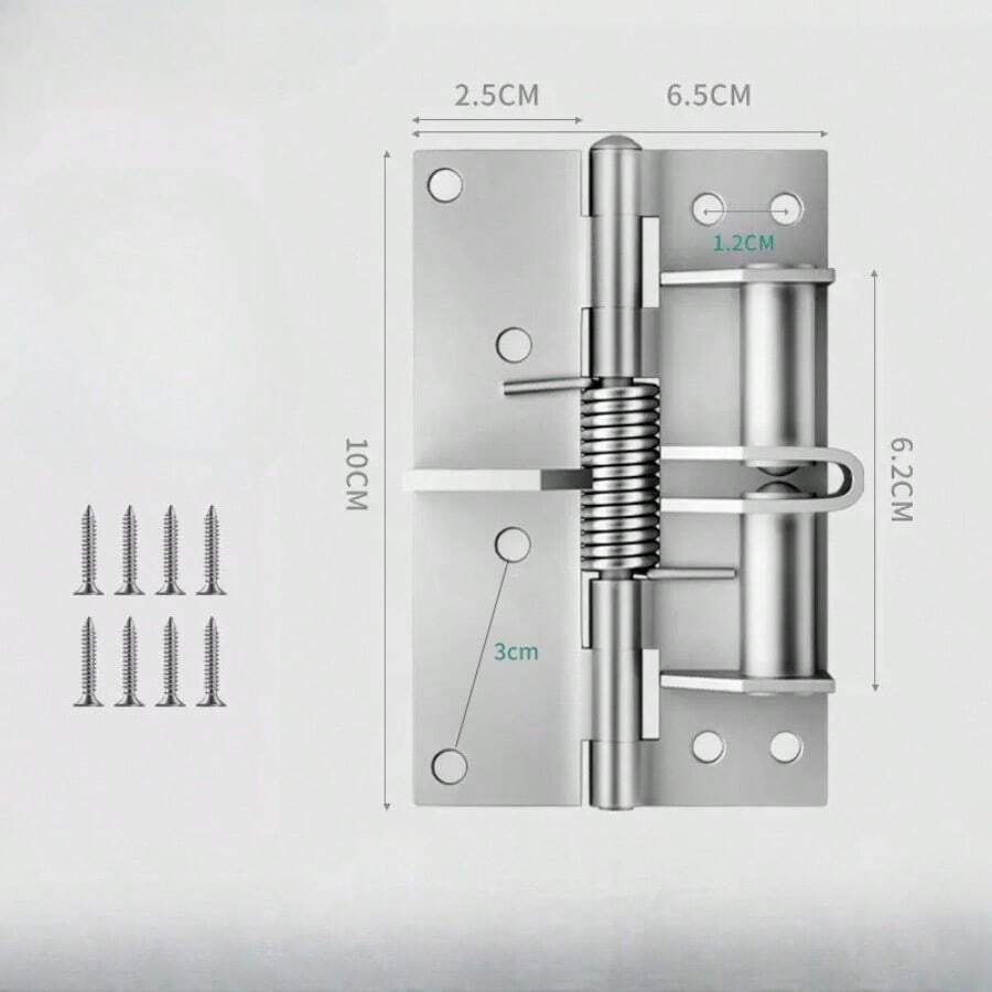 Multi Functional Door Closer, Automatic Closing Hinge, 4-Inch Buffer ...
