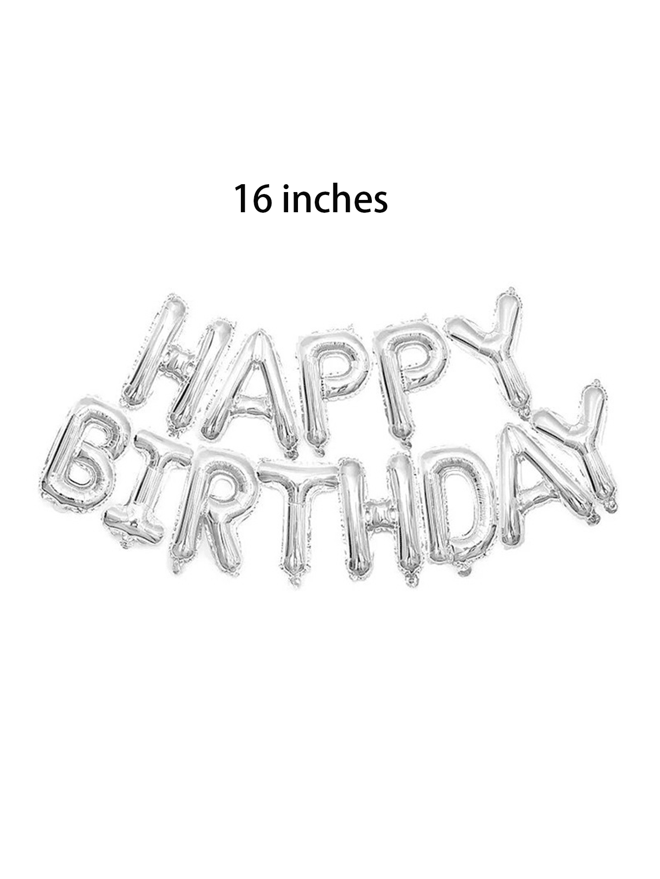 13 Piezas 16 Pulgadas Letras Del Cumpleaños En Ballon De Papel De ...
