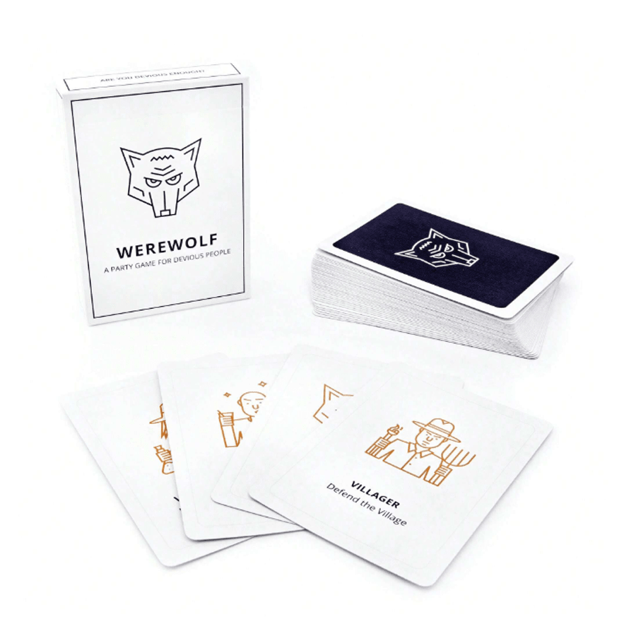 Werewolf: A Party Game For Devious People Werewolf Card Game A Party ...