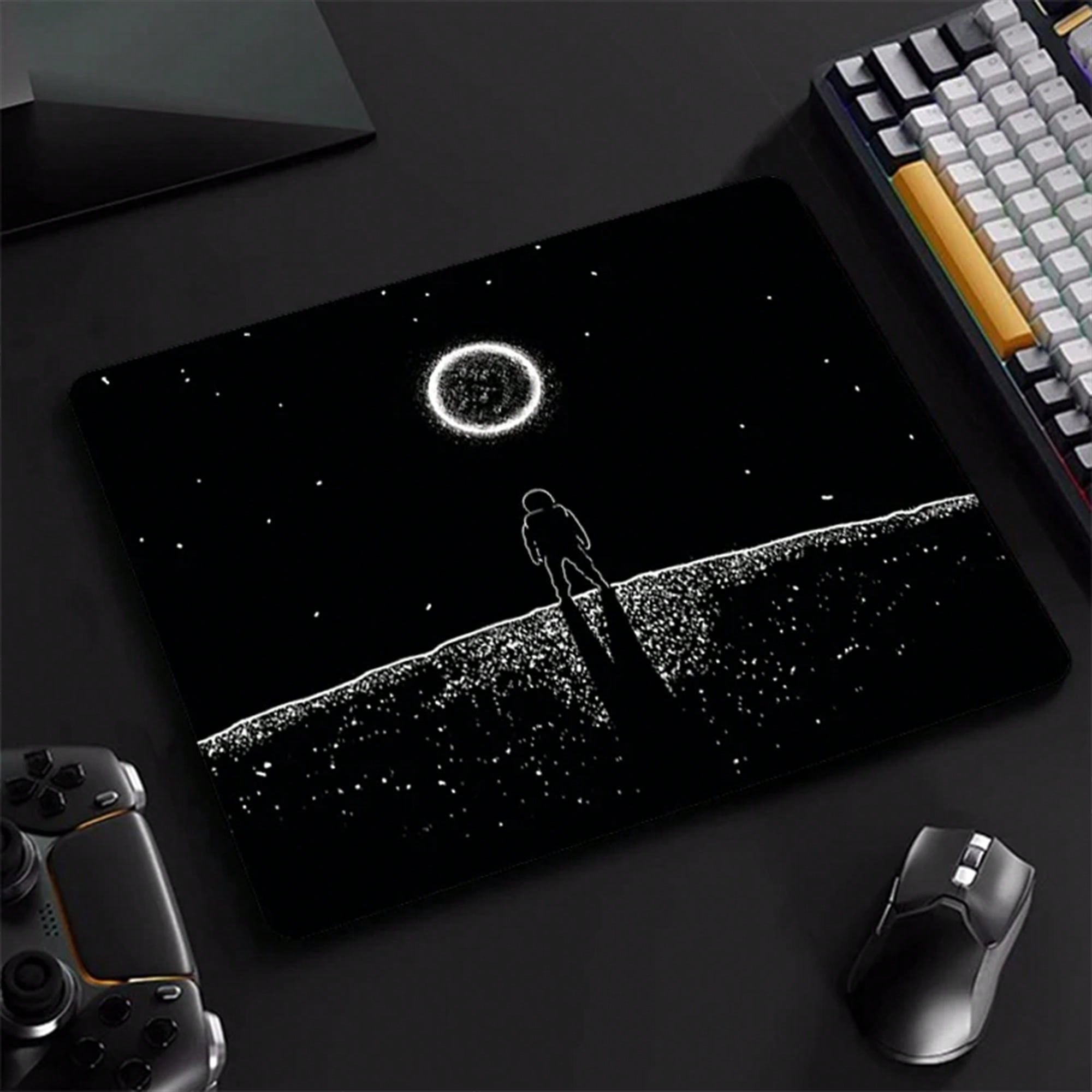 Large Gaming Mouse Pad XXL Astronaut Non-Slip Rubber Big Mousepad Gamer ...