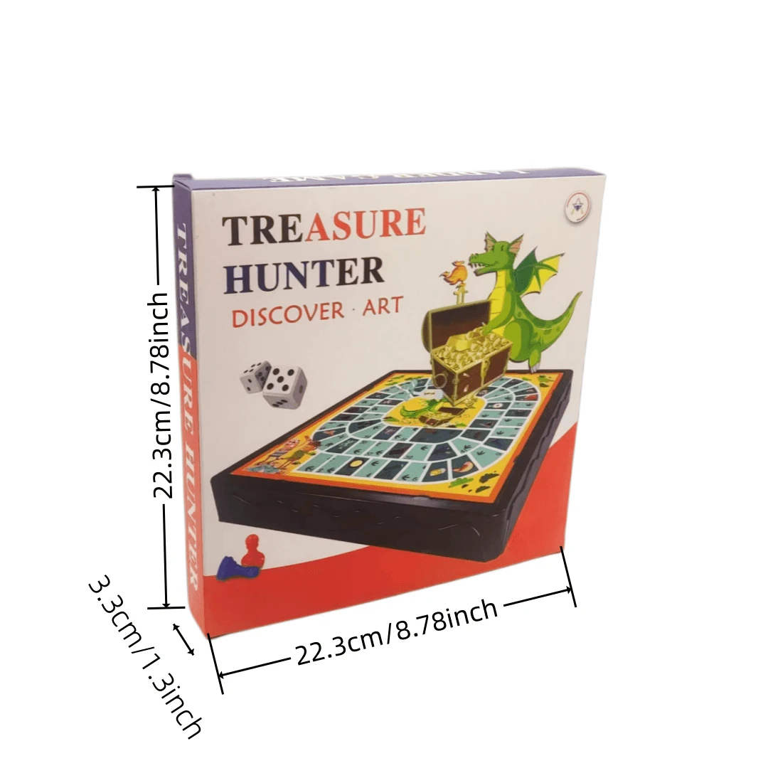 Treasure Hunter Discover Art, Board Game Set, Travel Family Edition ...