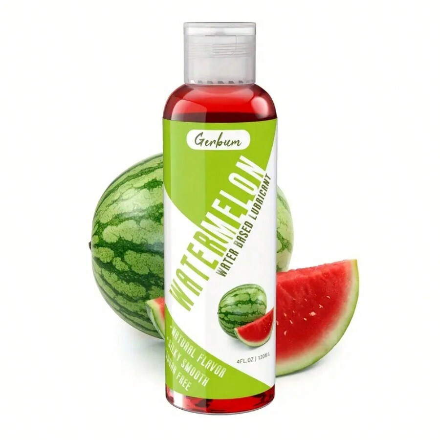 1pc 4 Fl.Oz. Water Based Lube Fresh Watermelon Flavored Lubricant, Silky Smooth Long-Lasting ...