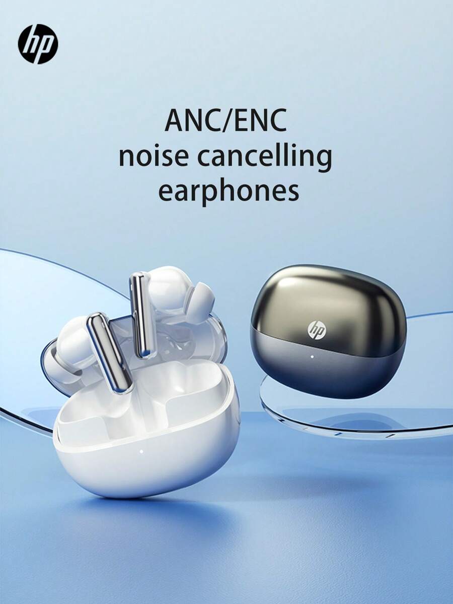 HP HP Wireless Headphones, Wireless Earbuds, ANC/ENC Noise-Cancellation ...