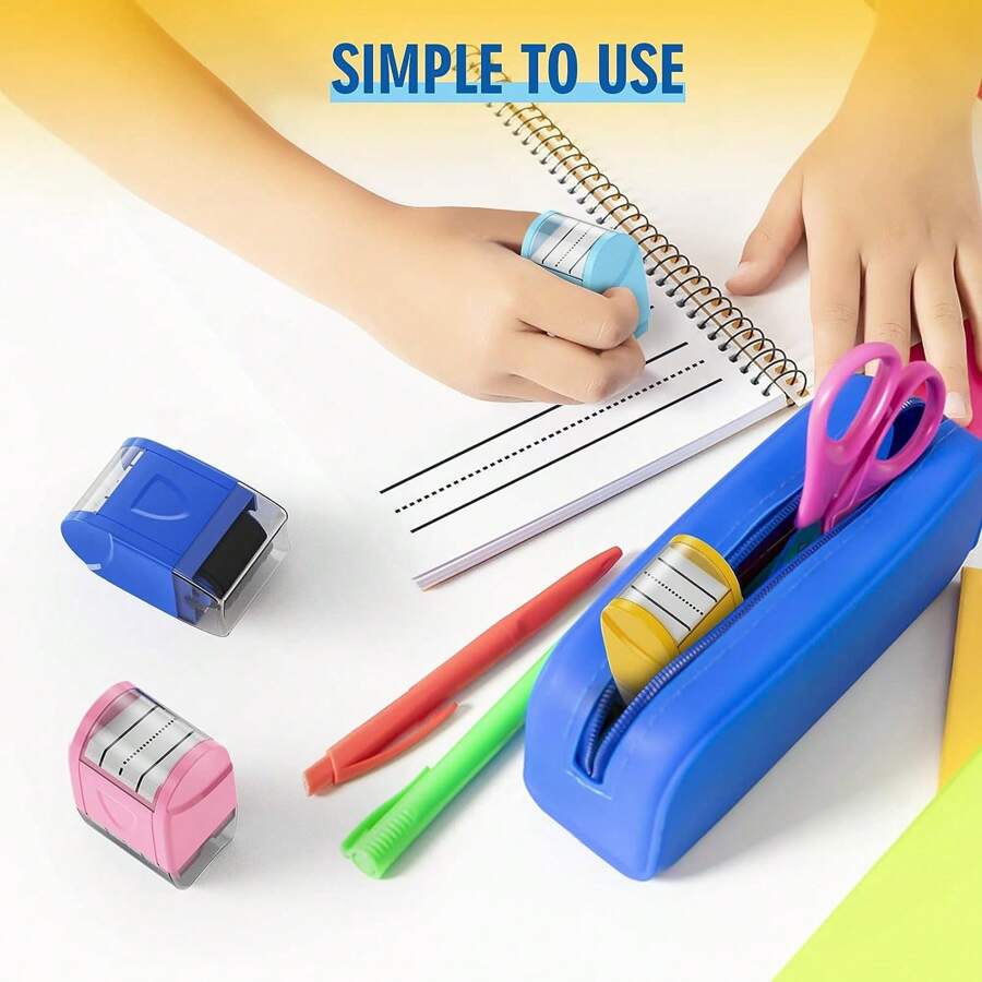 1 Pc Dashed Handwriting Lines Practice Roller Stamp Parents And ...