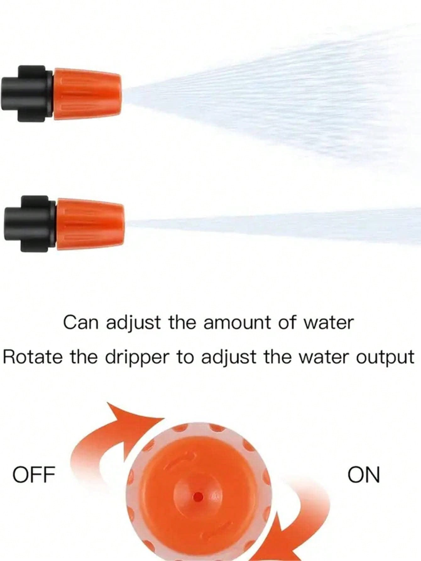 30pcs Garden Irrigation Drip Irrigation Sprayer With Adjustable Micro ...