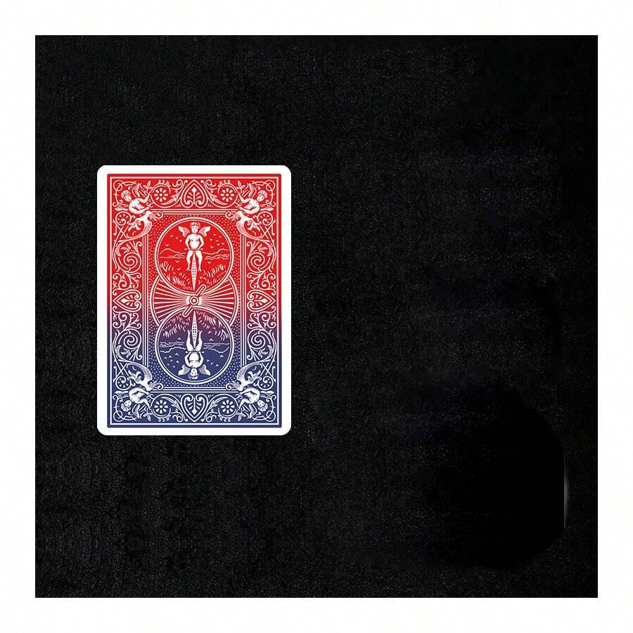 1pc Magic Prop For Close-Up Magic, Visual Illusion Of Red & Blue Card ...