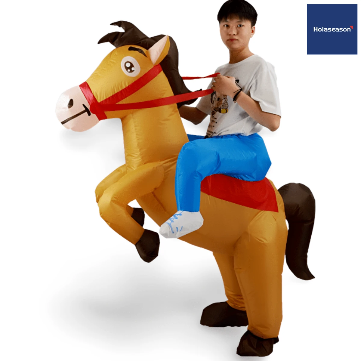 1 Set New Dancing Horse Inflatable Costume (1.5-1.9m) For Party ...