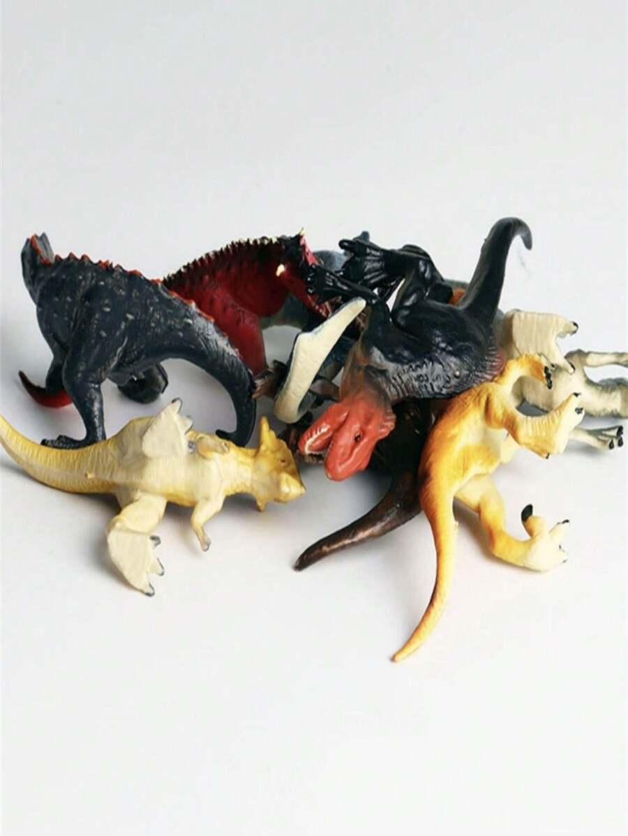 8 Styles Mini Dinosaur & Ocean Animal Models Collectible Figures ...