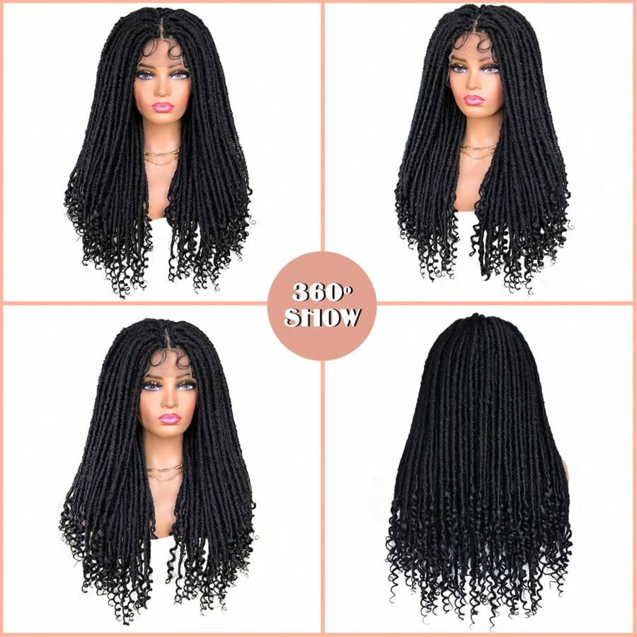 Perucas Trançadas De Faux Locs De Renda Cheia Para , Perucas De Faux ...