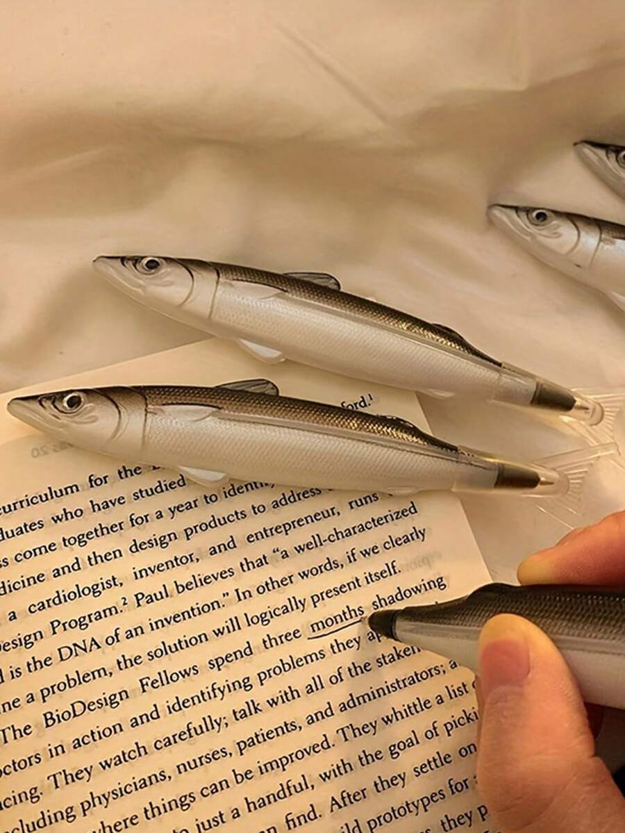 1pc Ocean Fish Ballpoint Pen 0.5mm Cute Creative Funny Stationery ...