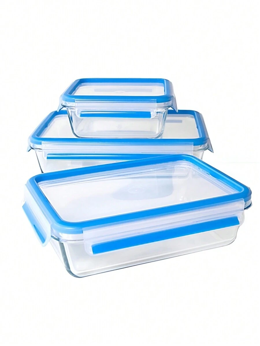Set Of 6 Toppers/Containers, Tupperware With Spill-Proof Lid, Food ...