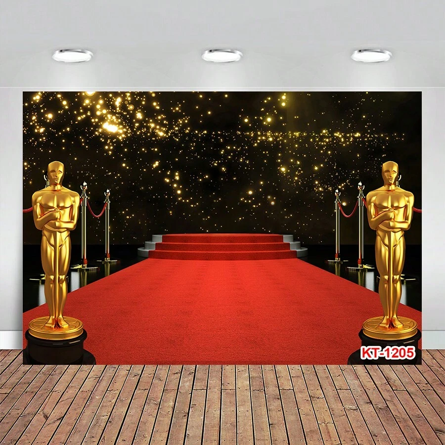 Movie Theme Photography Backdrop VIP Red Carpet Dress-Up Awards Night ...
