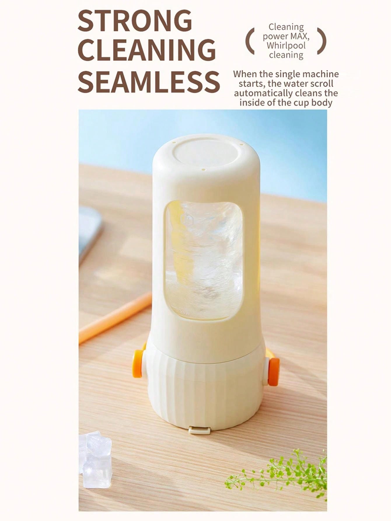 10 Blades 380ml USB Portable Juicer Maker,Travel Juice Cup With ...