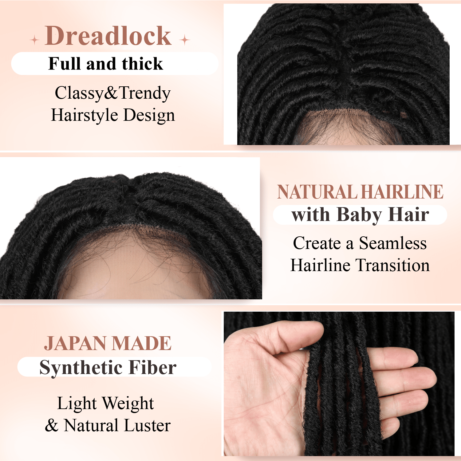 Full Lace Black Faux Locs Wigs For Black Women Curly Goddess Faux Locs ...