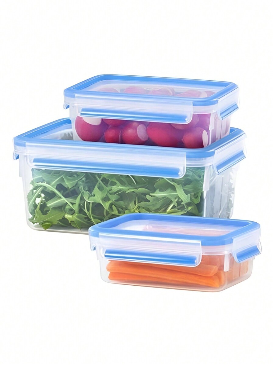 Set Of 6 Toppers/Containers, Tupperware With Spill-Proof Lid, Food ...