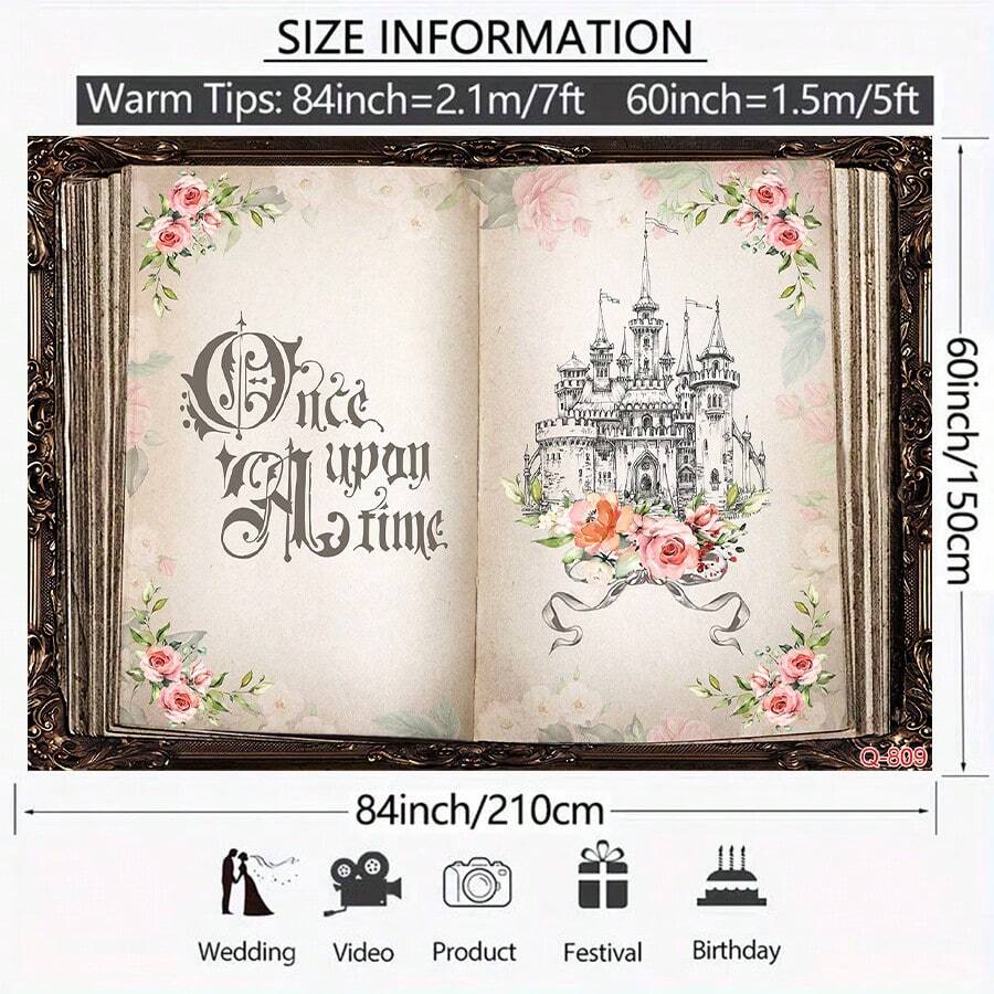 Storybook Once Upon A Time Vintage Castle Photographic Backdrops ...