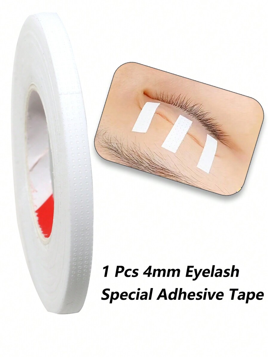 1 Pc F 4mm Eyelash Tape + 10 Pca Of U-Shaped Eye Patches For Grafting ...