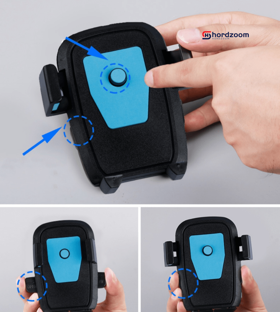 Car Mobile Phone Holder 9CM Large Suction Cup Front Glass Car Mobile ...