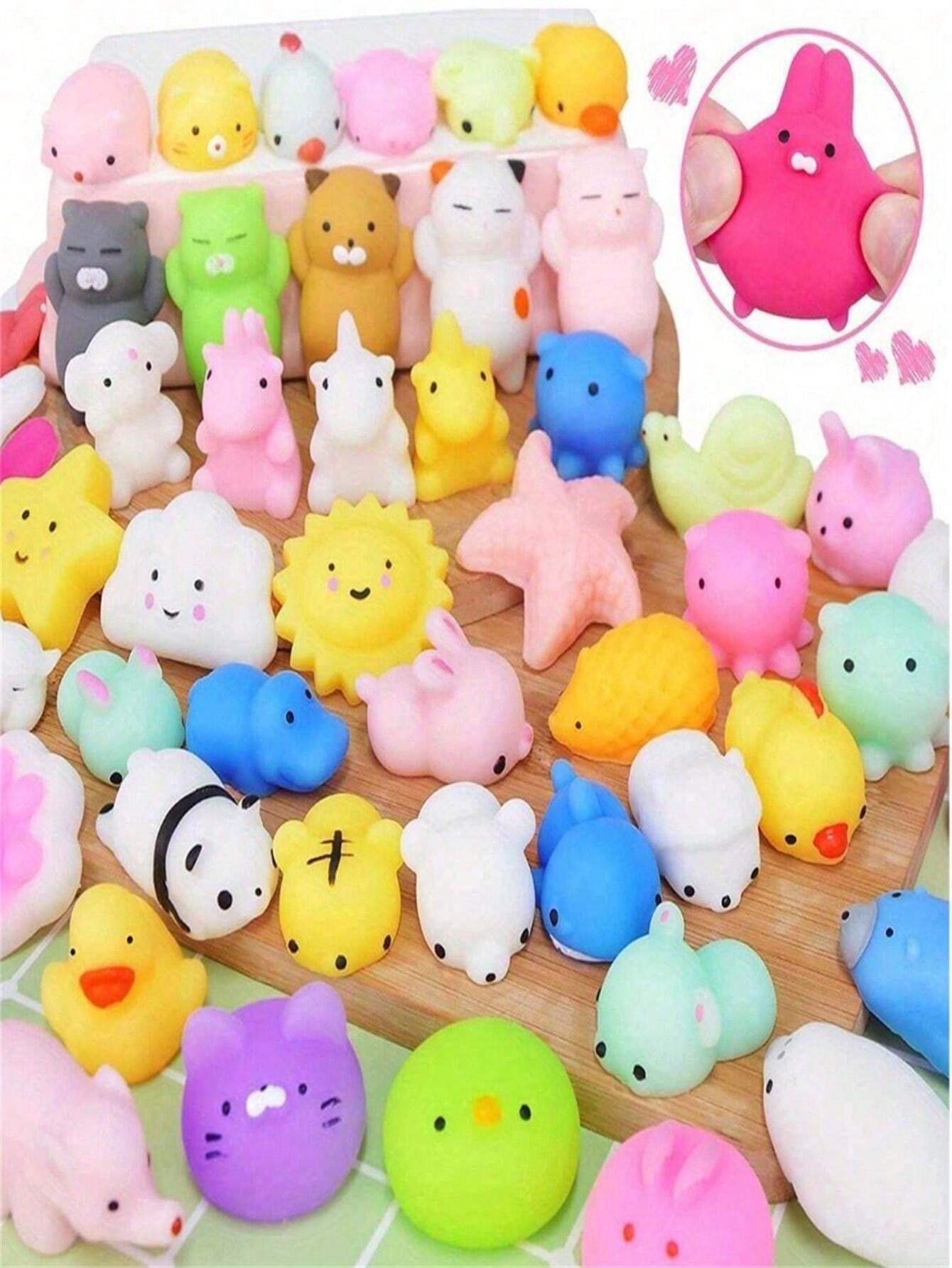 16 Pcs Kawaii Squishies, Mochi Squishy Toys For Party Favors, Mini ...