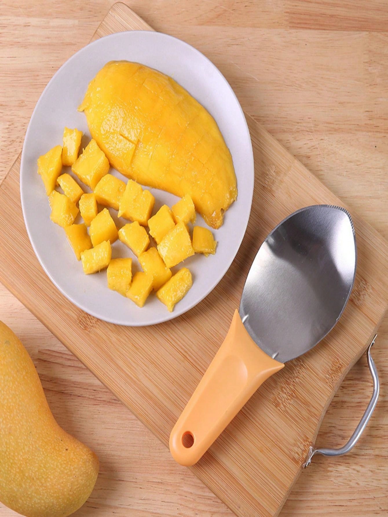 1PC Mango Spoon Fruit Cutter Kitchen Fruit Cutting Artifact ...