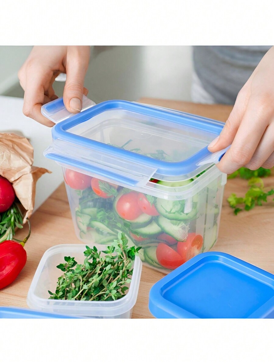 Set Of 6 Toppers/Containers, Tupperware With Spill-Proof Lid, Food Topper. | SHEIN USA