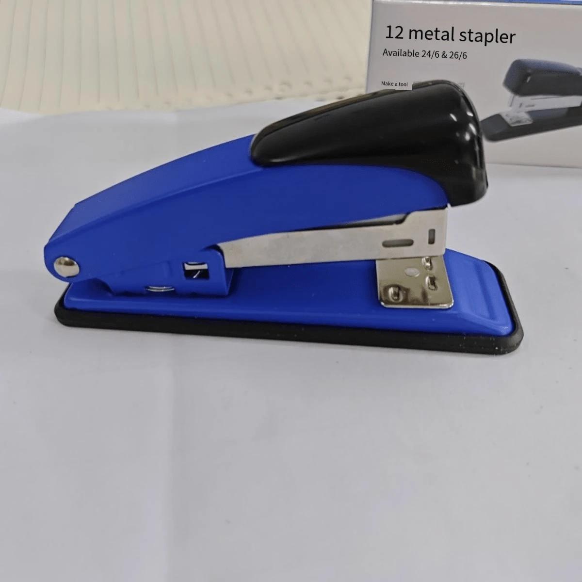One Set Of Office Supplies Stapler Plus One Box Of Staples Metal ...