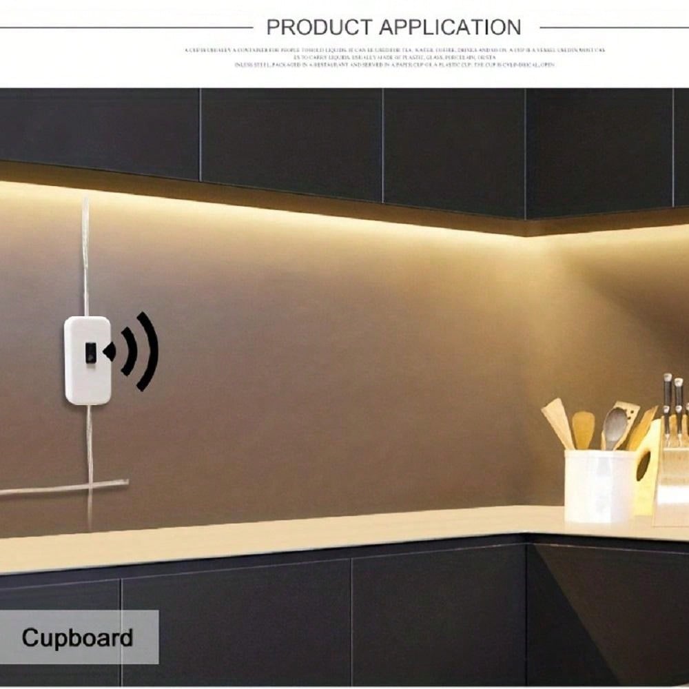 1PC Hand Scanned LED Induction Light Strip, Self-Adhesive, 2-Meter ...