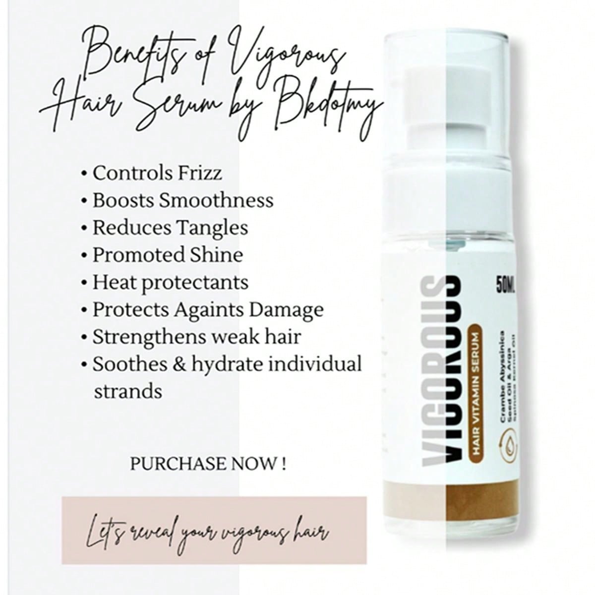 50ml Vigorous Hair Serum Hair Care Essential Oil | SHEIN USA