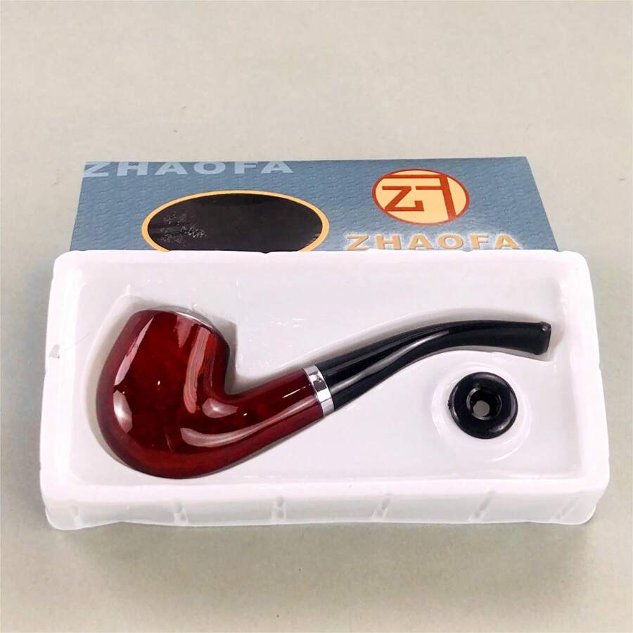 An Imitation Ebony Plastic Pipe That Can Hold Cigarettes And . It Is An ...