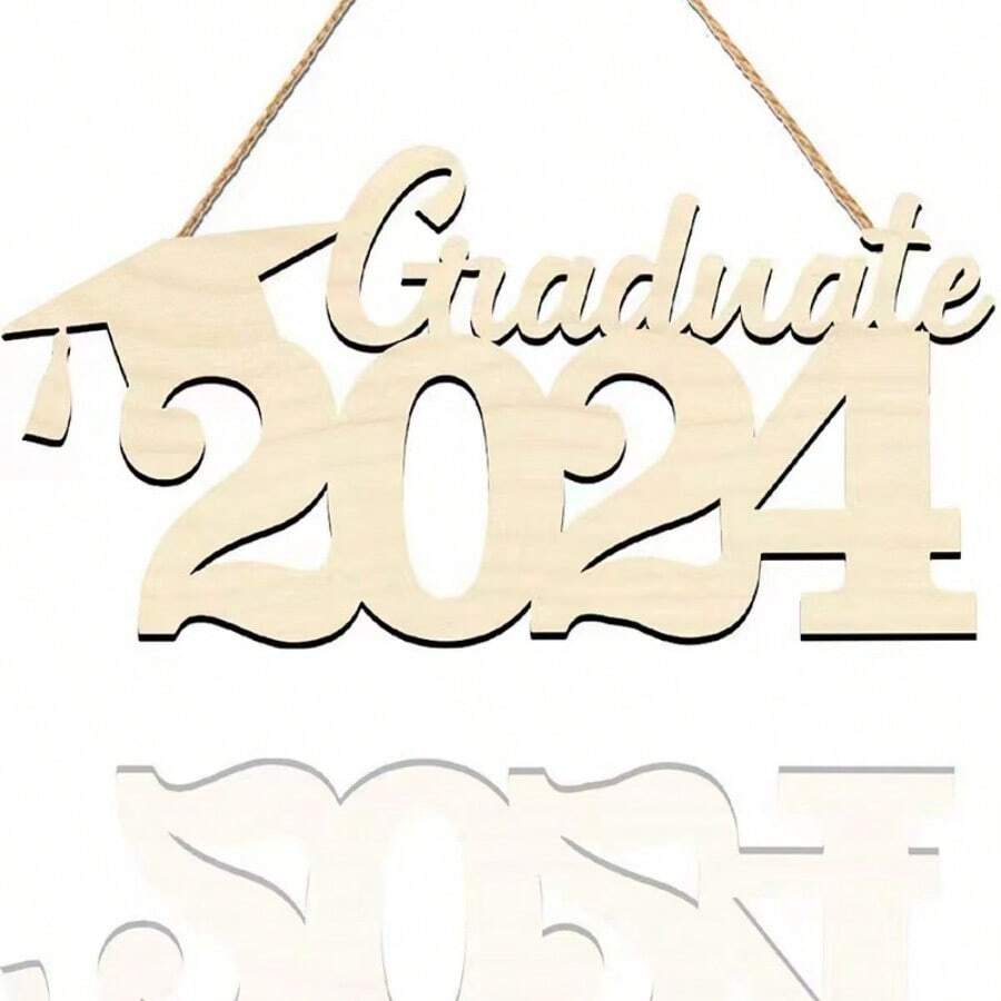 Class Of 2024 Wooden Sign, Graduation Party Decorations Wooden Sign ...