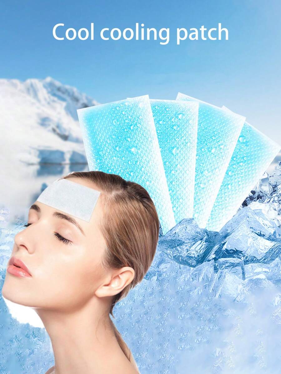 20pcs Instant Cooling Gel Patch, Physical Cooling & Heat-Relieving ...
